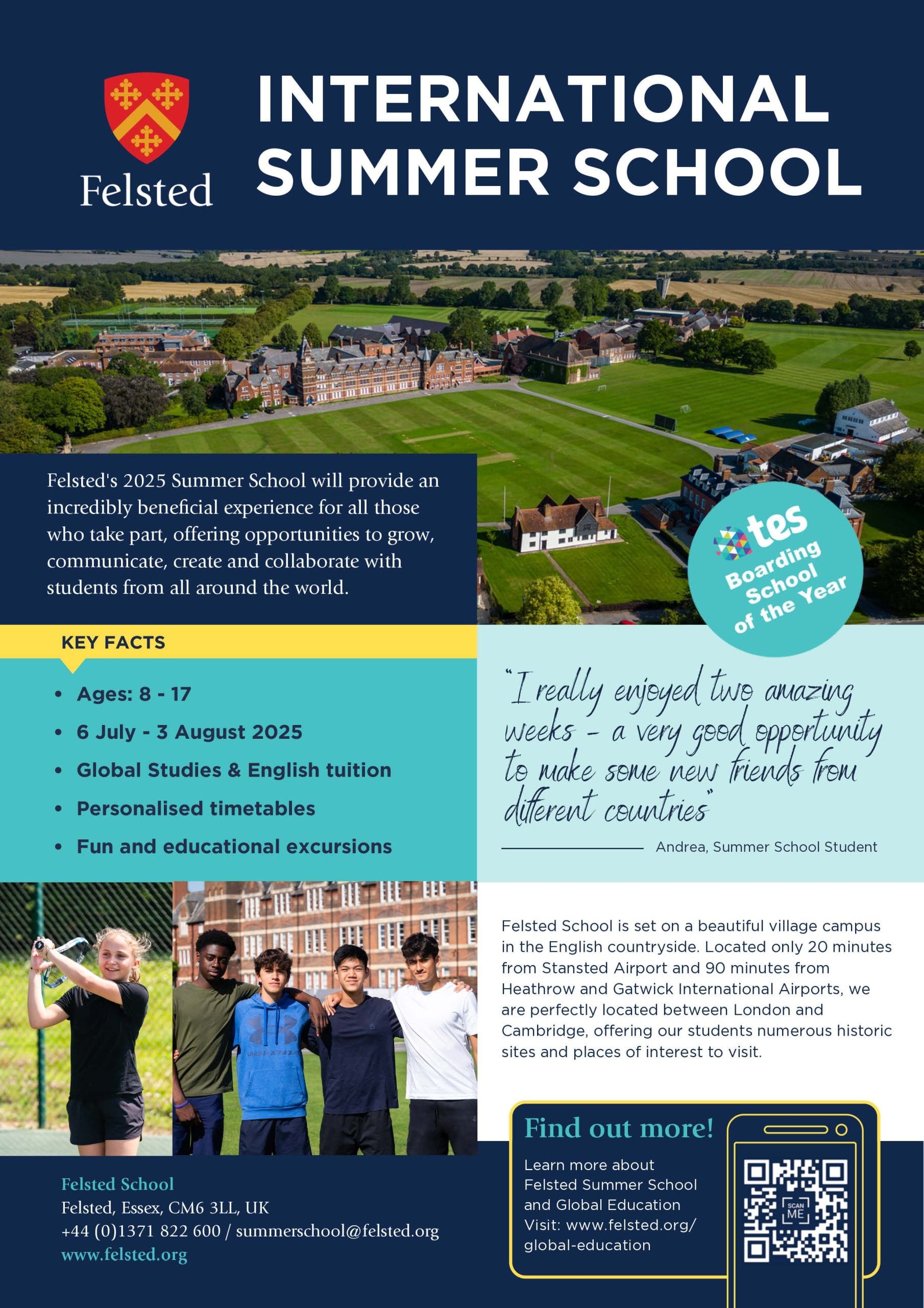 Felsted International Summer School - Round Square